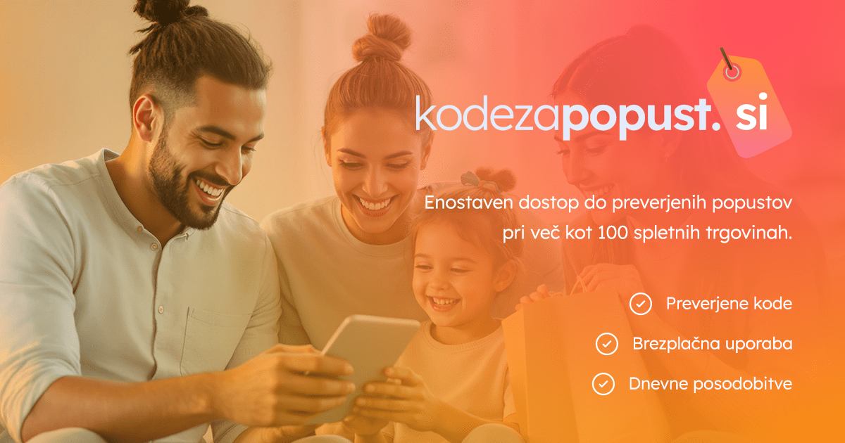 Kode za popust | Preverjeni kuponi za priljubljene trgovine | Kodezapopust.si